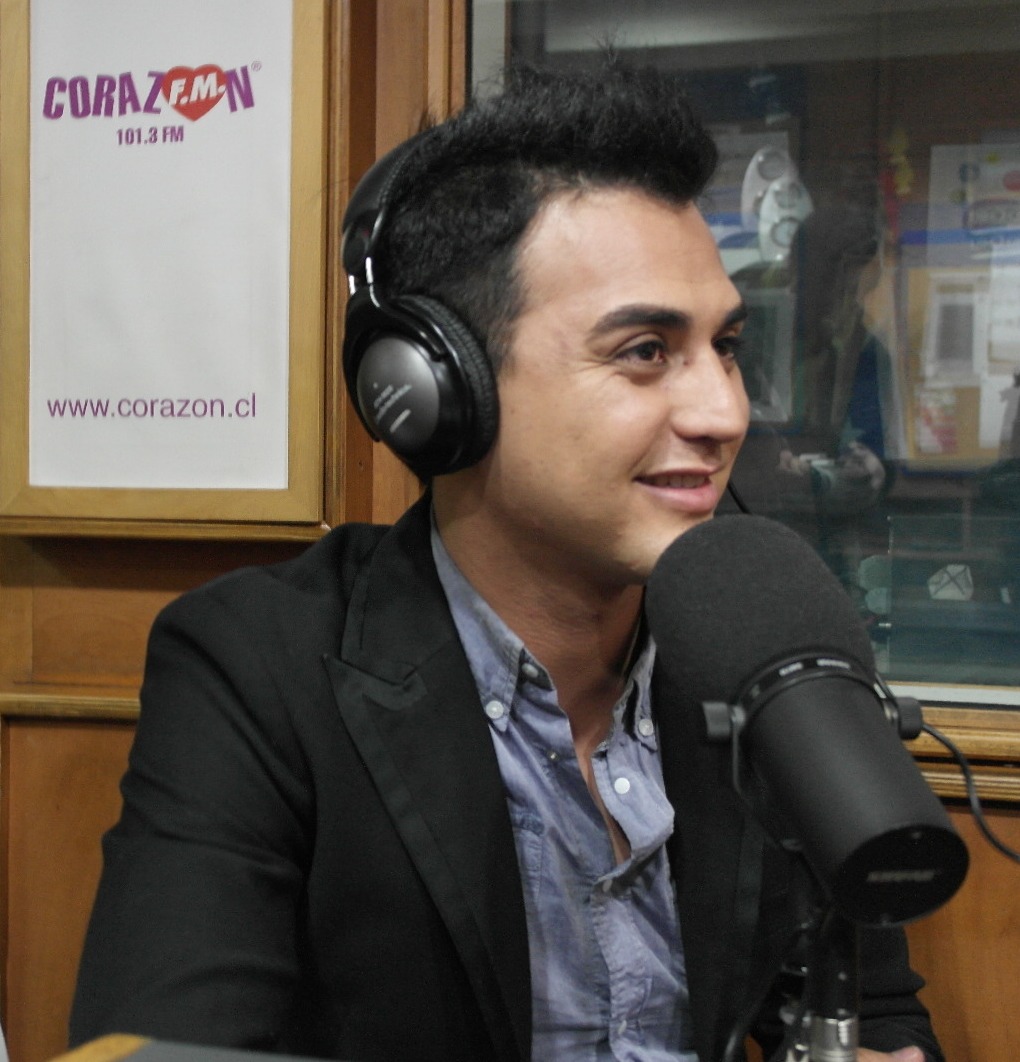 Jordan junto a Leo Caprile — Radio Corazón