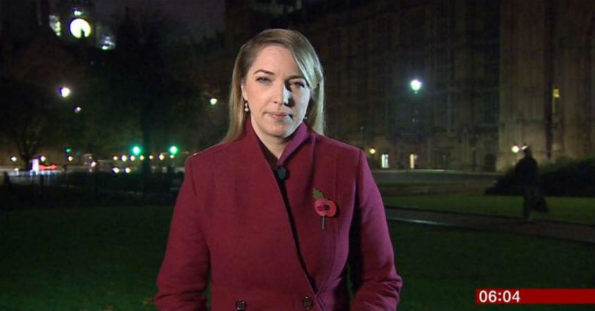 Reportera entregaba un informe en vivo y fue interrumpida por gemidos ...