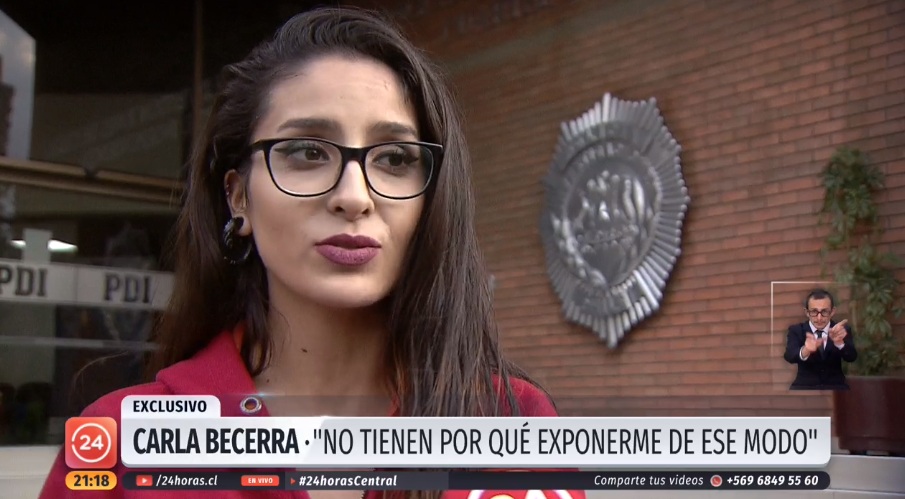 Chiquilla que se grabó incursionando con Carabinero acusa amenazas ...