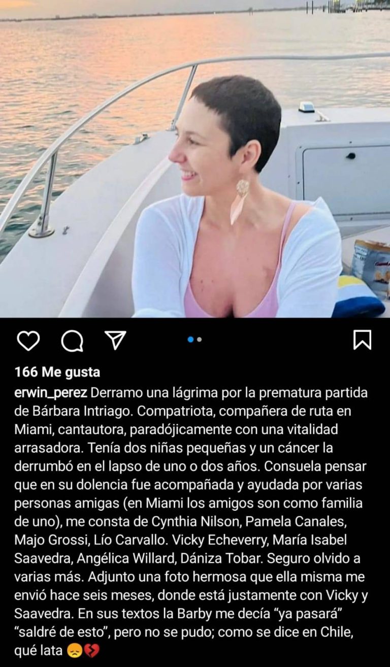 La última despedida de Mon Laferte a ex compañera de Rojo, Bárbara ...