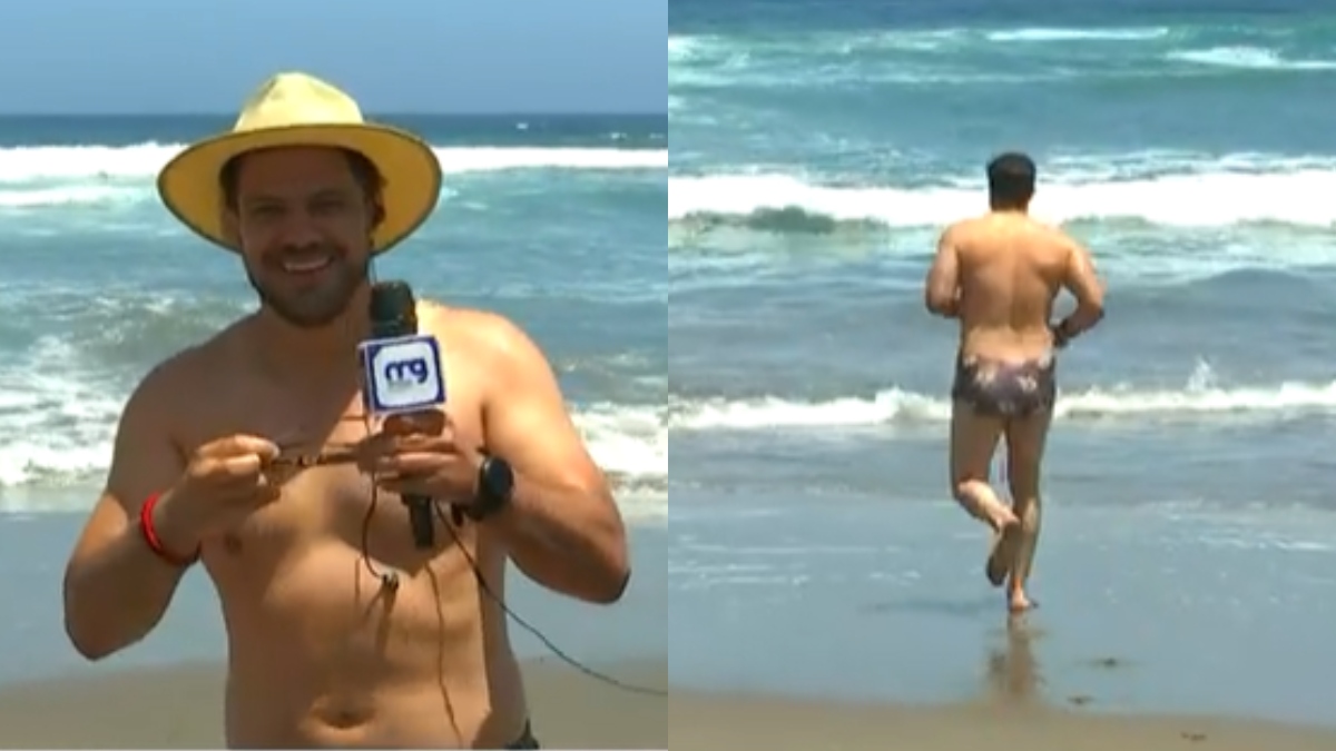 ¡Sin Atao'!: Simón Oliveros se la jugó con piquero en medio de despacho — Radio Corazón