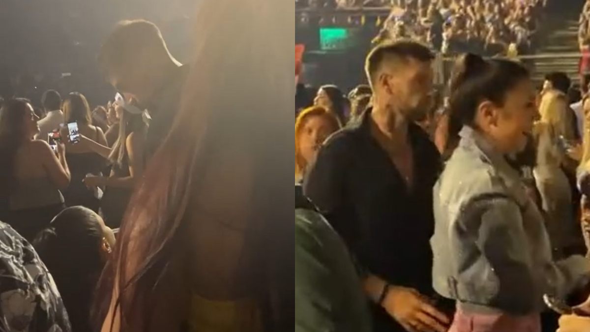 ¡Atrapados! Pillan a Daniela Aránguiz y Luis Mateucci en concierto de ...