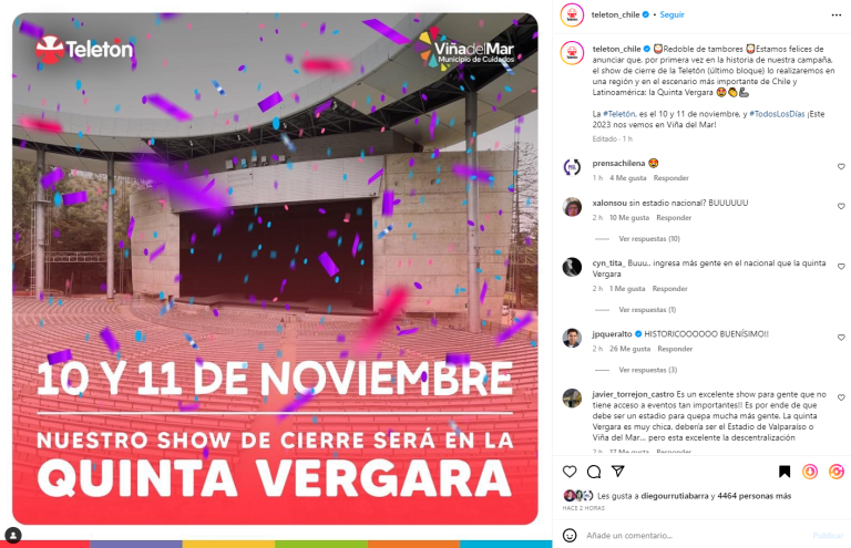 Esta es la importante decisión que tomó la Teletón para su emblemático ...