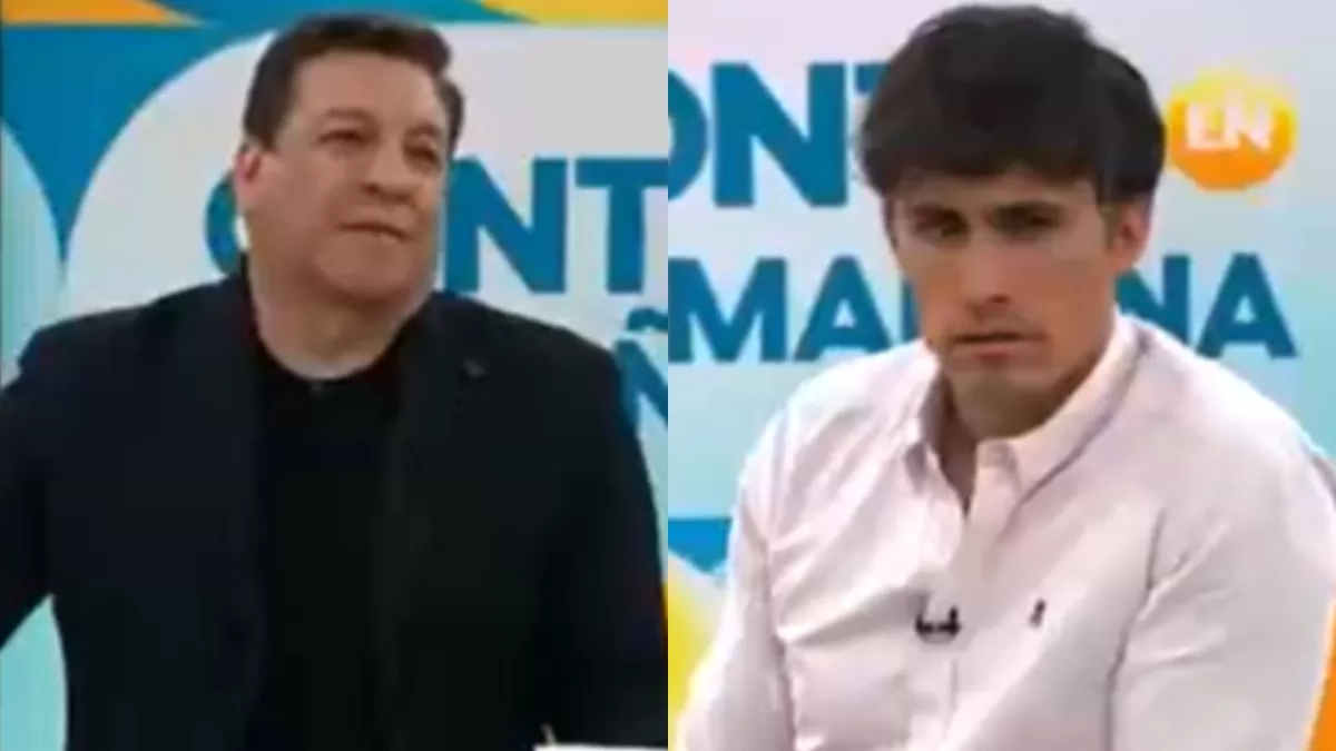 ¡Se quiso ir del estudio!: JC Rodríguez y Roberto Cox protagonizan ...