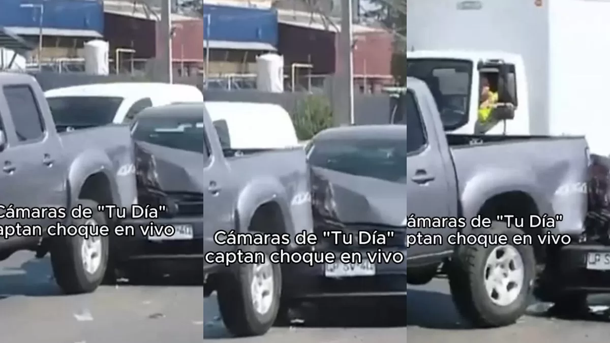 ¡De impacto! Matinal Tu Día capta fuerte choque en medio de la ...
